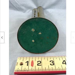 Vintage | Office | Vtg Brass Metal Tube Tower Piggy Bank Coin Change ...